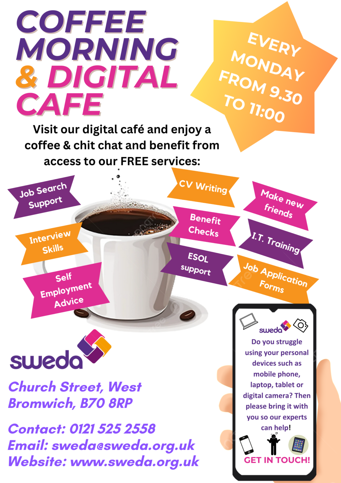 Coffee Morning & Digital Cafe - sweda - temp